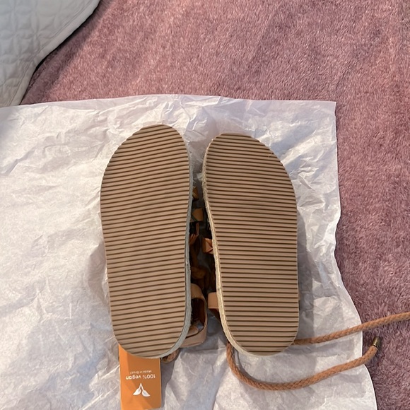 FARM Rio | Shoes | Farmrio Sand Rope Tie Flatform Sandal | Poshmark